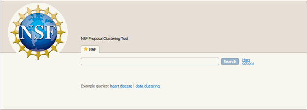 NSF Proposal Clustering Tool
